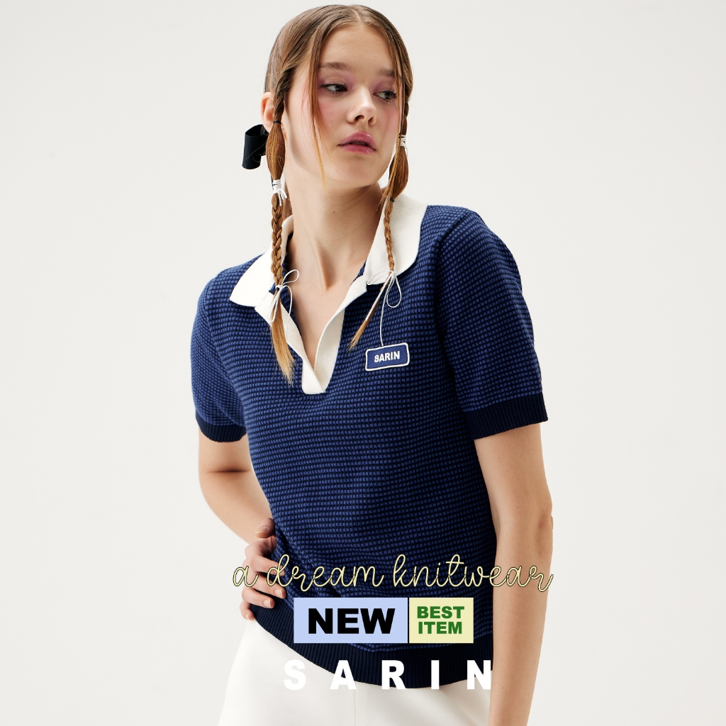 SARIN A Dream knitwear นิตแวร์ เสื้อถักสำหรับฤดูร้อน ทอลายแบบพิเศษ ...