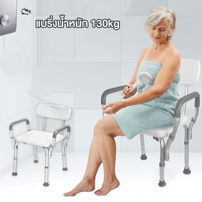 Ciyon เก้าอี้นั่งถ่ายผู้สูงอายุ ผู้สูงอายุ พับได้ ปรับความสูงได้ ...