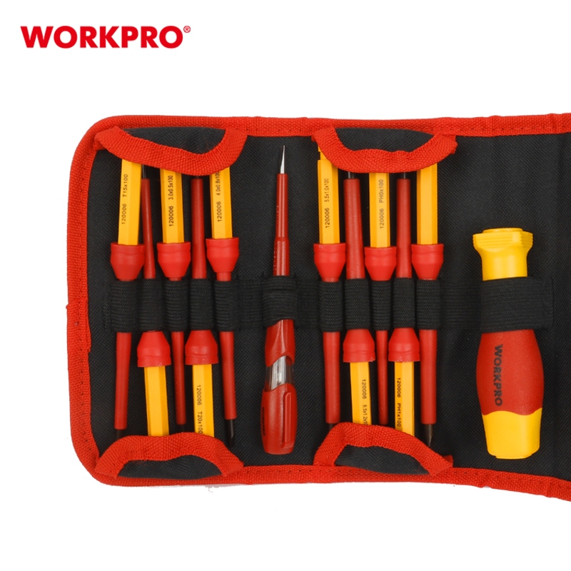 WORKPRO ชุดไขควงหุ้มฉนวนกันไฟ 12 ชิ้น รุ่น WP341018 | Shopee Thailand