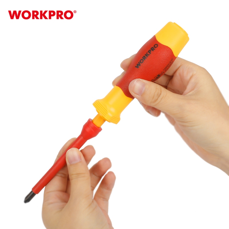 WORKPRO ชุดไขควงหุ้มฉนวนกันไฟ 12 ชิ้น รุ่น WP341018 | Shopee Thailand