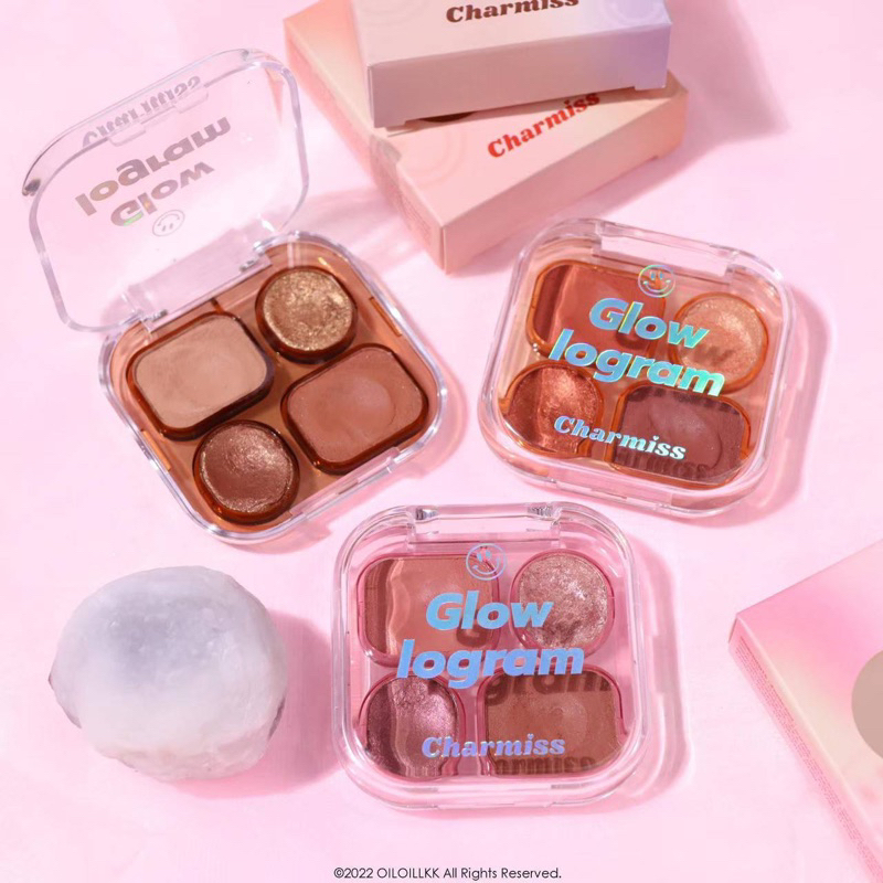CHARMISS GLOW LOGRAM อายแชโดว์ พาเลท | Shopee Thailand