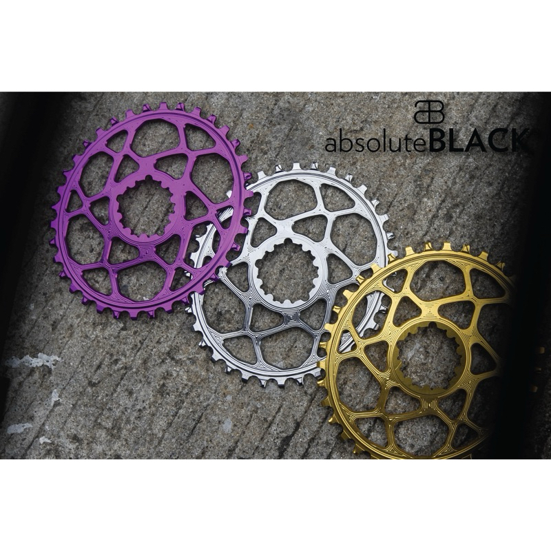 ใบจาน MTB ใบรี absoluteBLACK - MTB OVAL BOOST N/W CHAINRING FOR SRAM ...