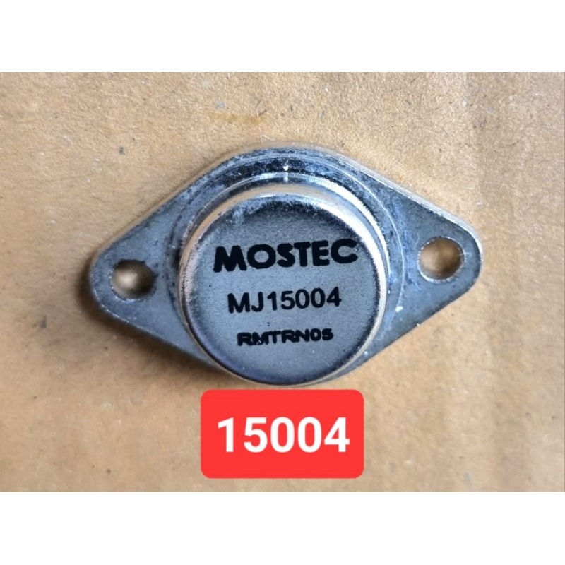 MJ15003 - MJ15004 ตัวหนาของแท้ MOSTEC ล้างสต็อก 20a 140v 200w. | Shopee ...