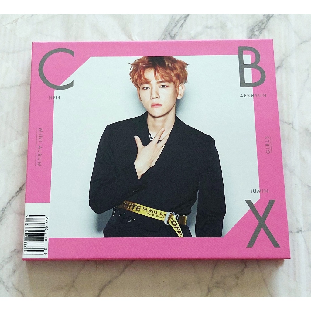 อัลบั้ม ญี่ปุ่น EXO-CBX - GIRLS Japanese Album เวอร์ ปกเดี่ยว แบคฮยอน ...
