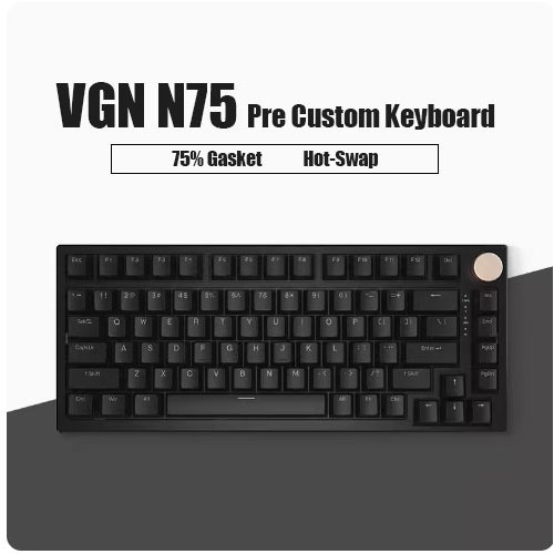 (ส่งเร็วในไทย)VGN N75 Pro คีย์บอร์ดเมคคานิคอล ไร้สาย RGB (ของแท้ ) Hot ...