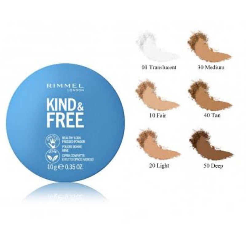 Rimmel Kind & Free Pressed Powder 10 g | Shopee Thailand