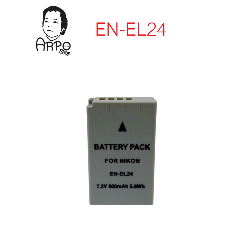 แท่นชาร์จและแบตเตอรี่ นิคอน รุ่น EN EL24 / Battery and Charger Nikon EN-EL24 สำหรับ Nikon 1 J5 ...