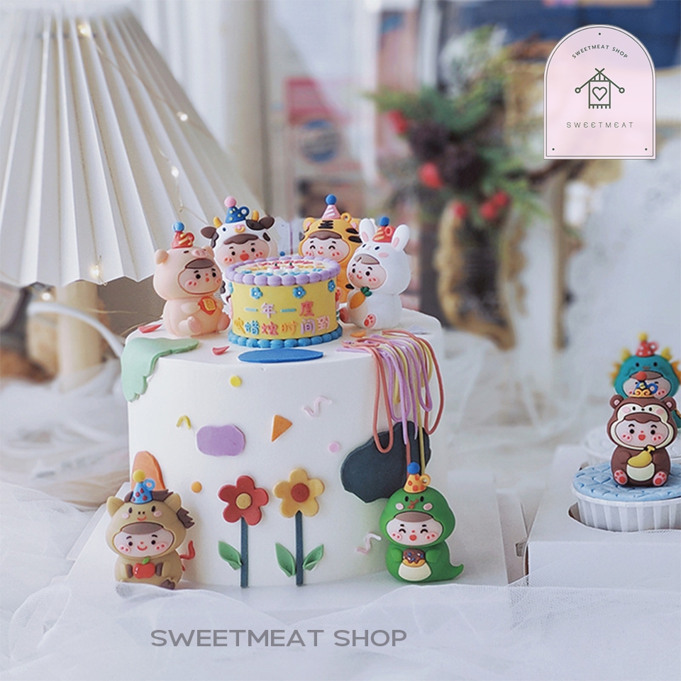 การ์ตูนยางนุ่ม ตุ๊กตาสัตว์ ปีนักษัตร12นักษัตร ตกแต่งเค้ก 219 2132 2133 2134 2135 2136 2137 2138 ...