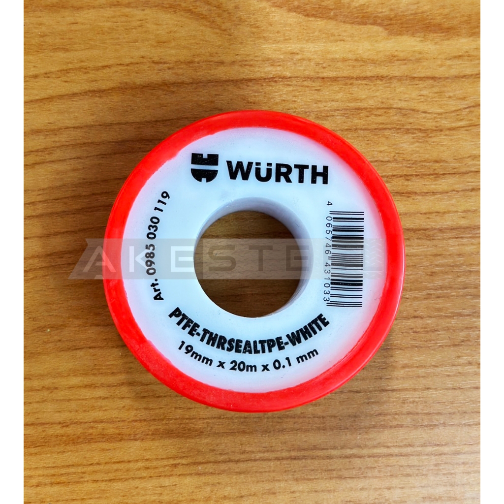 เทปพันเกลียว Wurth สีขาว PTFE อย่างดี เหนียว นุ่ม ทนกัดกร่อน | Shopee ...
