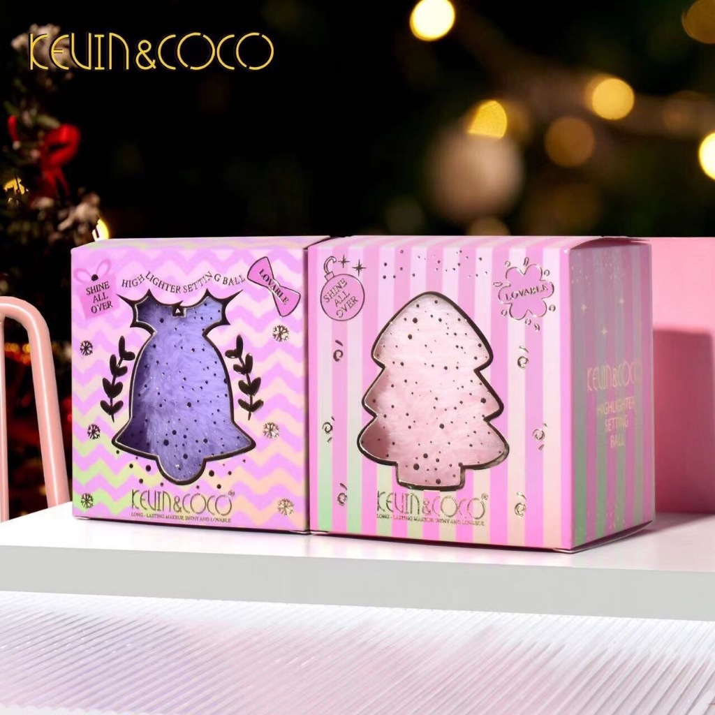 KEVIN&COCO Highlighter Setting Ball พัฟวื้ง พัฟไฮไลท์ | Shopee Thailand