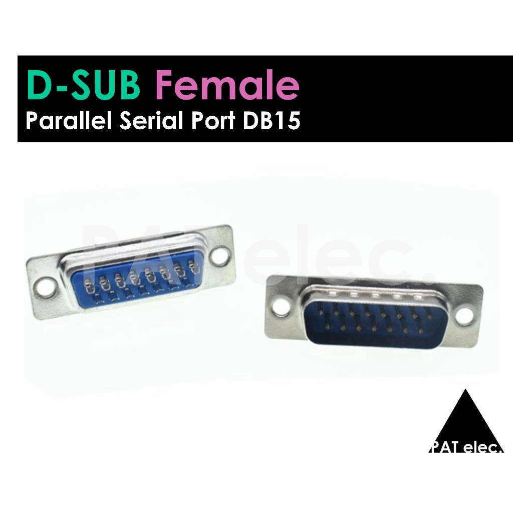 85. อะไหล่ พอร์ต ขั้วต่อ ตัวเมีย VGA D-SUB Connector Parallel Serial ...