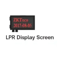 Zkteco LPR Display Screen กล้องอ่านป้ายทะเบียน | Shopee Thailand