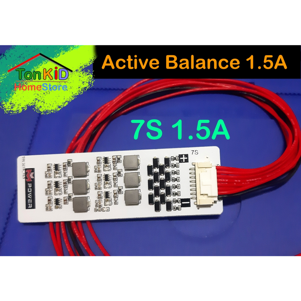 Active balance บอร์ดควบคุมการชาร์จแบตเตอรี่ ให้มีแรงดันเท่ากันทุกก้อน ...