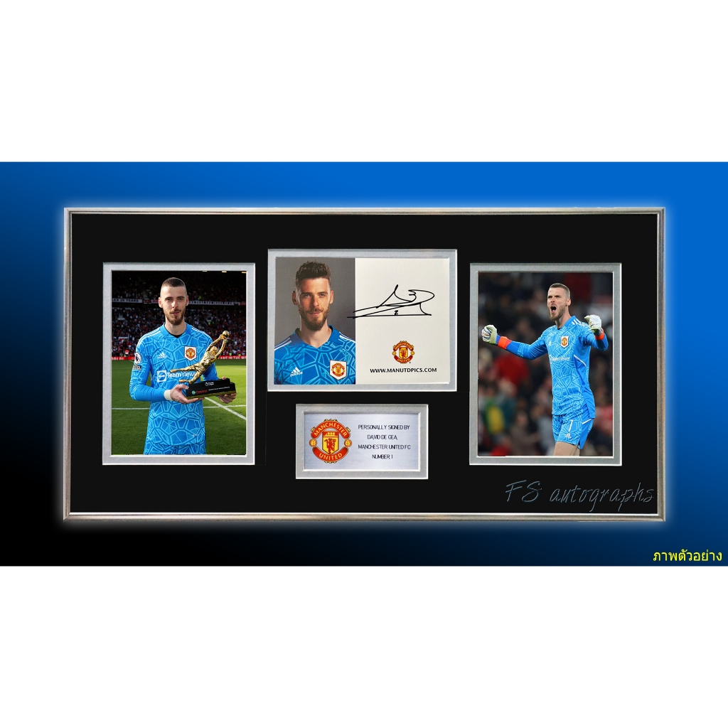 คลับการ์ดพร้อมลายเซ็น David De Gea - Manchester United Official Club ...