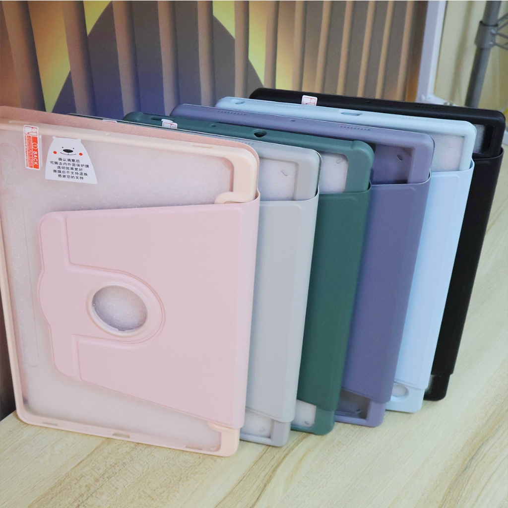 เคสฝาพับ Samsung Tab case S6 lite A8 S10+ S9 S7+ S8 + 360° เรือนหมุนได้ วัสดุอะคริลิ เคส Galaxy ...