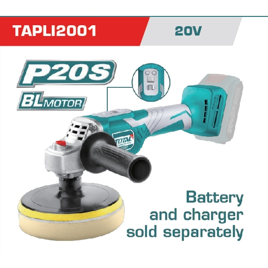 TOTAL เครื่องขัดสีรถแบตเตอรี่ไร้สาย20V. #TAPLI2001 | Shopee Thailand