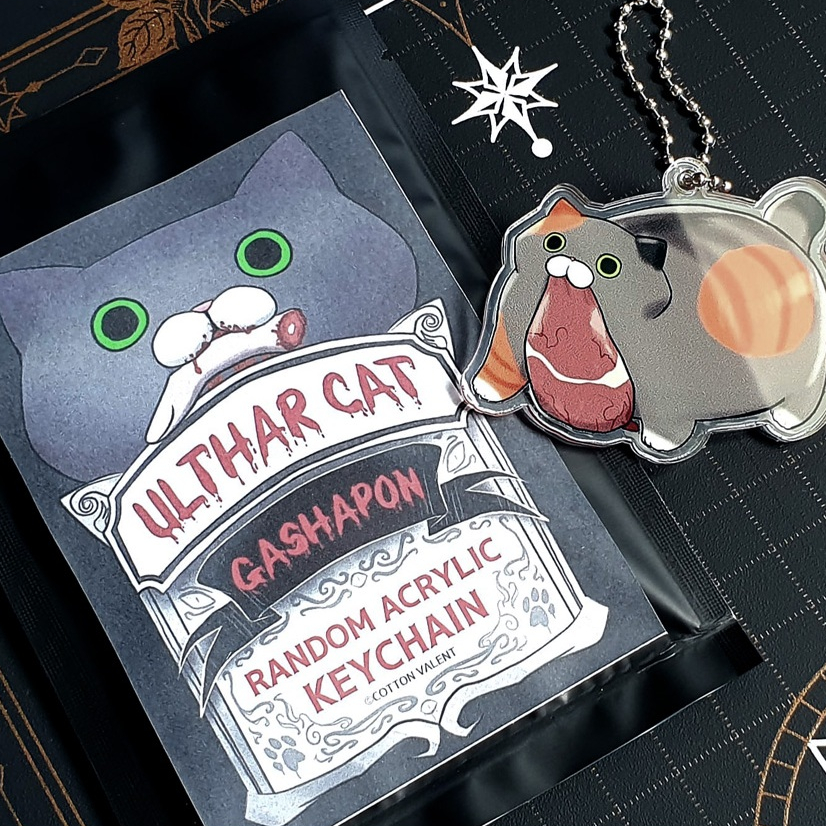 พวงกุญแจซองสุ่มแมวซอยจุ๊ ULTHAR CAT แมวอ้วน [Cotton Valent] | Shopee ...