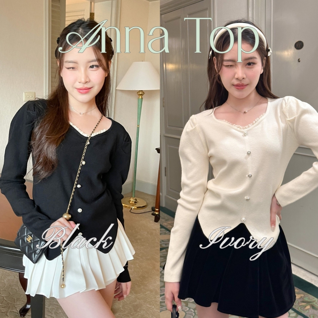 Choosedress A1899 Anna Top เสื้อยืดตุ๊กตาแขนยาว | Shopee Thailand