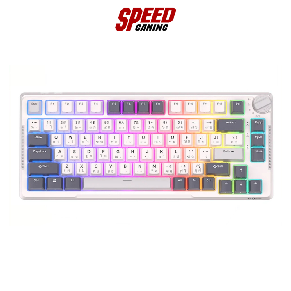 ROYAL KLUDGE RKH81 WIRELESS KEYBOARD (คีย์บอร์ดไร้สาย) Switch Blue ...