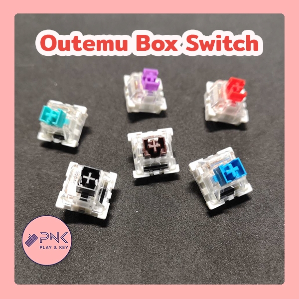 [แพค 10 ตัว] Outemu Box Switch Mechnical keyboard โอเตมุ มีครบทุกสี ...
