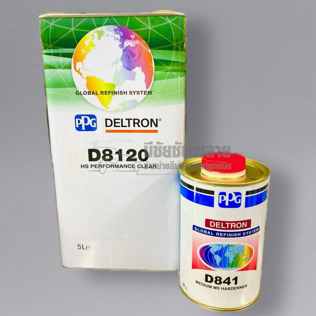 D8120 HS Performance Clear (เเลคเกอร์เเห้งช้า 2K เนื้อมาก) ขนาด 5ลิตร ...