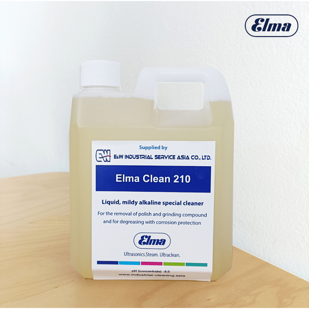 Elma Clean 210 (EC210) เอลม่า น้ำยาเข้มข้น ใช้กับเครื่องอัลตร้าโซนิก ...