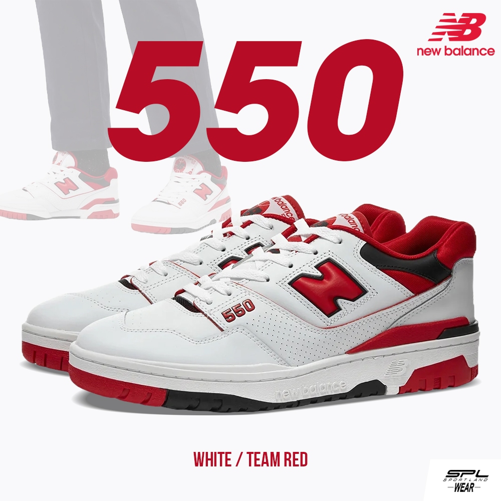 New Balance นิวบาลานซ์ รองเท้าผ้าใบ รองเท้าลำลอง NB M 550 LFSTY White ...