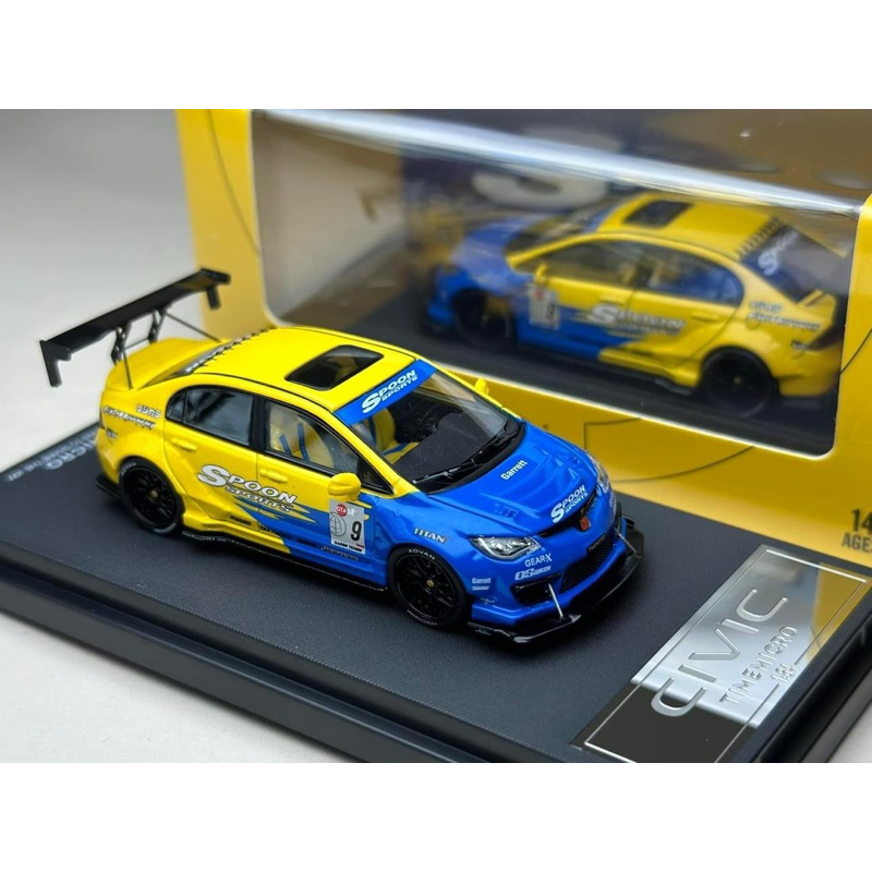 🔺Honda Civic FD Spoon Scale 1:64 ยี่ห้อ Timemicro | Shopee Thailand