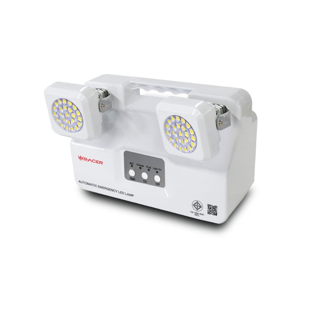 Automatic Emergency LED Lamp2x6W 6500K 10 Hrs. | Shopee Thailand