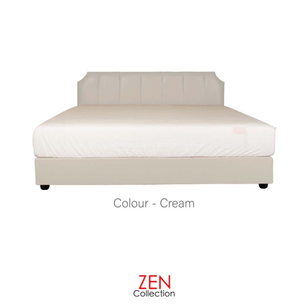 ZEN Collection เตียงนอน ฐานเตียง+หัวเตียง 6 ฟุต 5 ฟุต 3 ฟุตครึ่ง (ไม่ ...