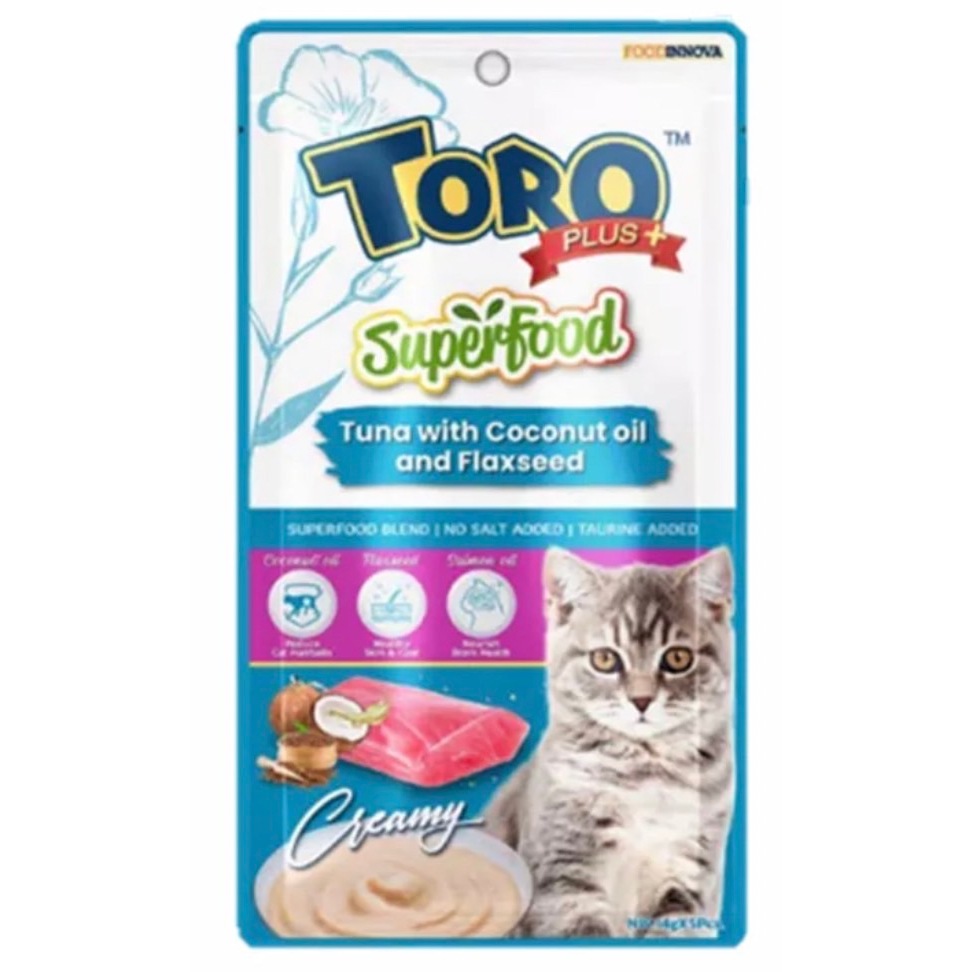 Toro Toro Plus SuperFood (โทโร โทโร่ พลัส สูตรซุปเปอร์ฟู้ด) ขนมแมวเลีย ...
