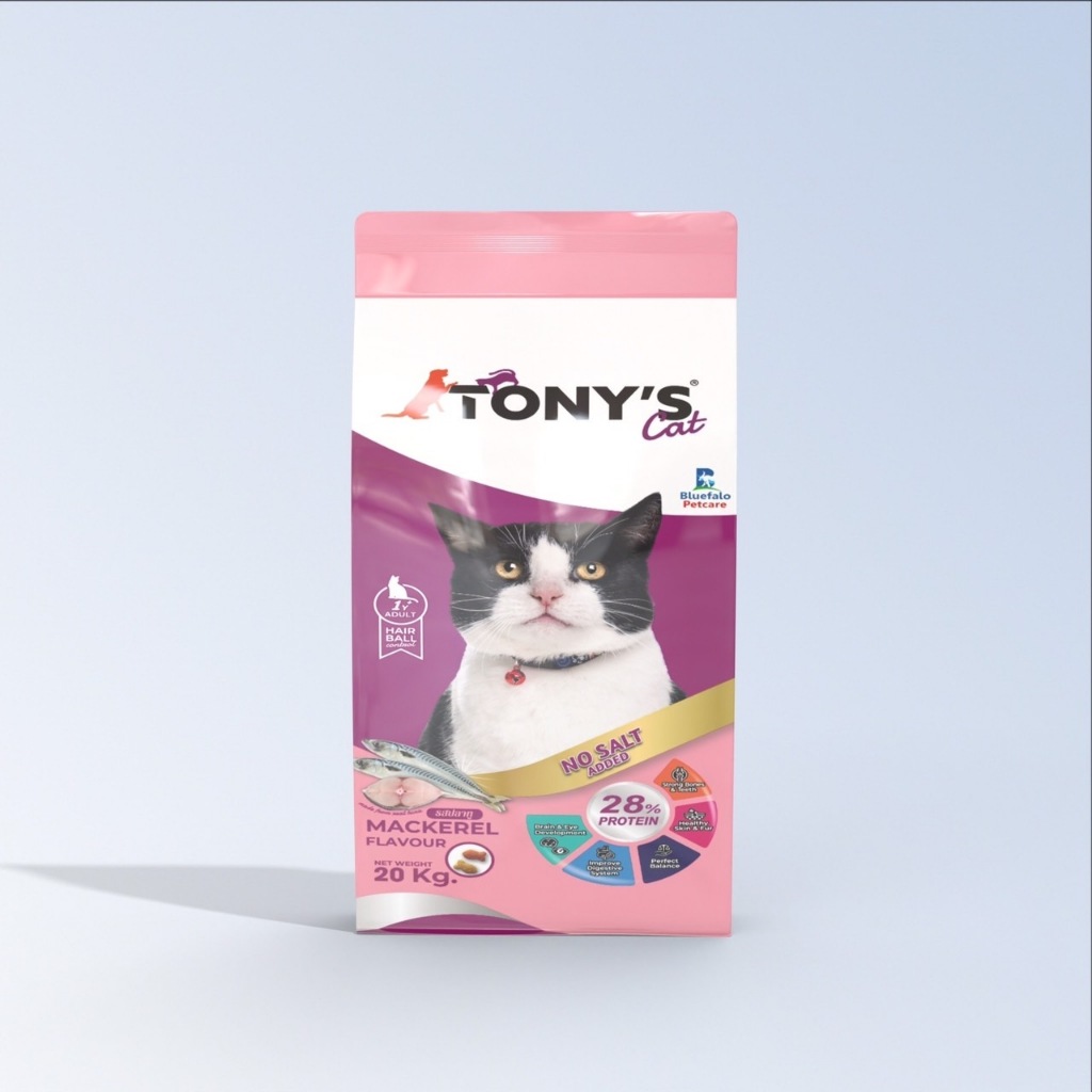 Tony Cat อาหารแมวโต 20 กิโลกรัม | Shopee Thailand