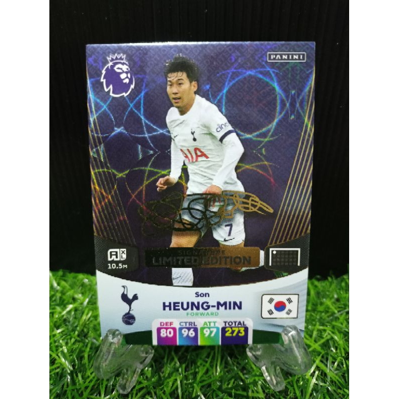 Panini Adrenalyn 2024 Gold limited edition Signature Card Son Heung Min ...