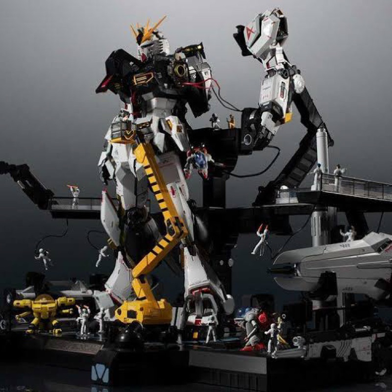 Bandai Londo Bell Engineers สำหรับโครงสร้างโลหะ Kaitaishouki RX-93 Nu ...