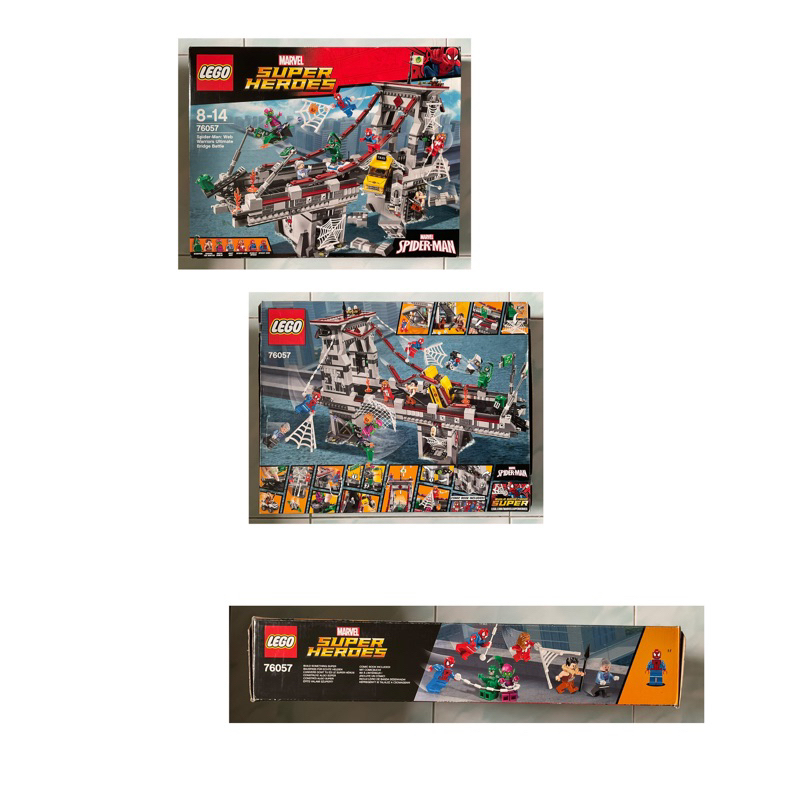 76057 Lego Super Heroes Spider-Man: web Warriors Ultimate Bridge Battle ...