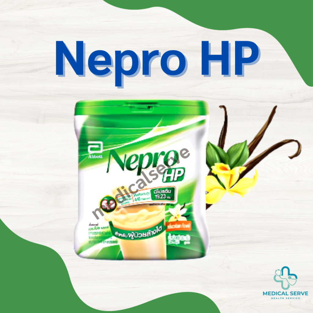 Nepro HP Powder เนบโปร เอชพี ชนิดผง วานิลลา 400 กรัม 1 กระป๋อง สำหรับ ...