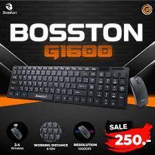 (Bosston) G1600 KEYBOARD Wired (คีย์บอร์ด) แป้นพิมพ์ Thai/ENG คีย์บอร์ดไร้สาย | Shopee Thailand