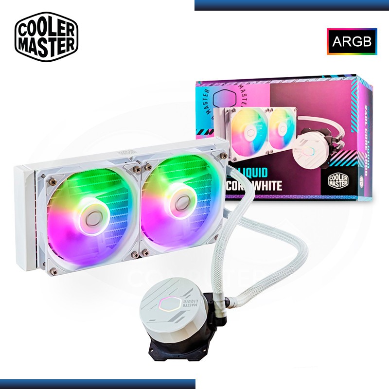 Cooler Master MasterLiquid 240L Core ARGB All In One Liquid CPU Cooler ...