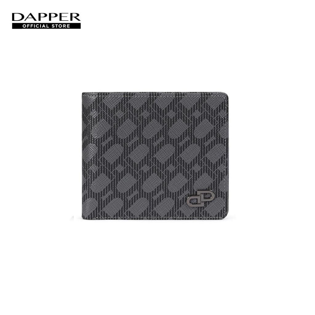 DAPPER กระเป๋าสตางค์ DP Interlock Monogram Billfold Wallet สีดำลาย (BWM/BK/1126PP3) | Shopee ...
