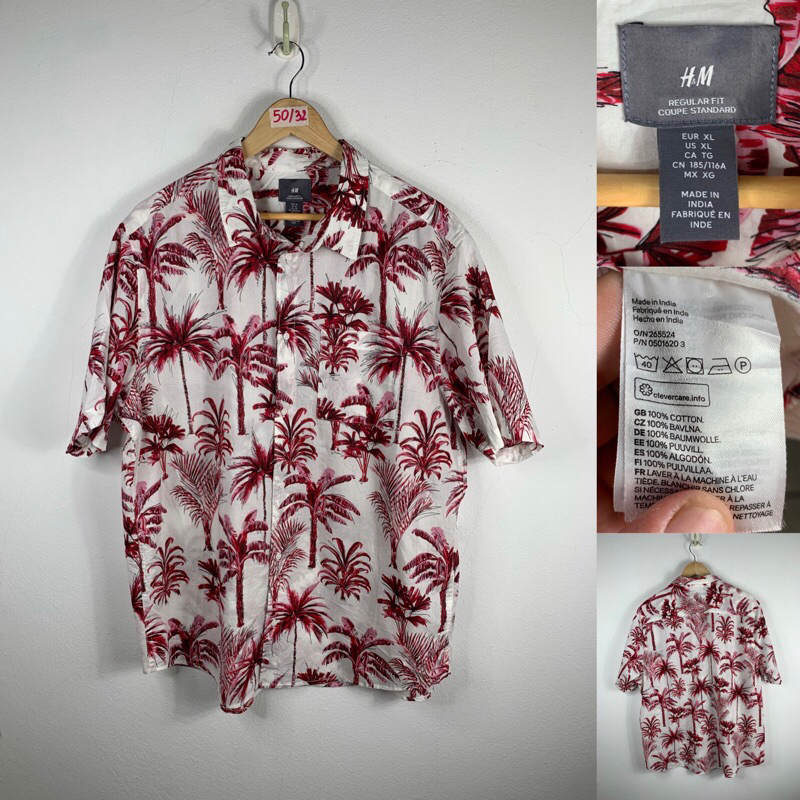 เสื้อฮาวายมือสอง สภาพดีไซส์ใหญ่ใส่สบาย อก50-54 xl-4xl | Shopee Thailand