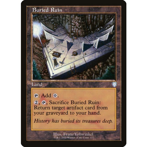 [MTG][Single][ONC] Buried Ruin ระดับ Uncommon [ภาษาอังกฤษ] | Shopee ...