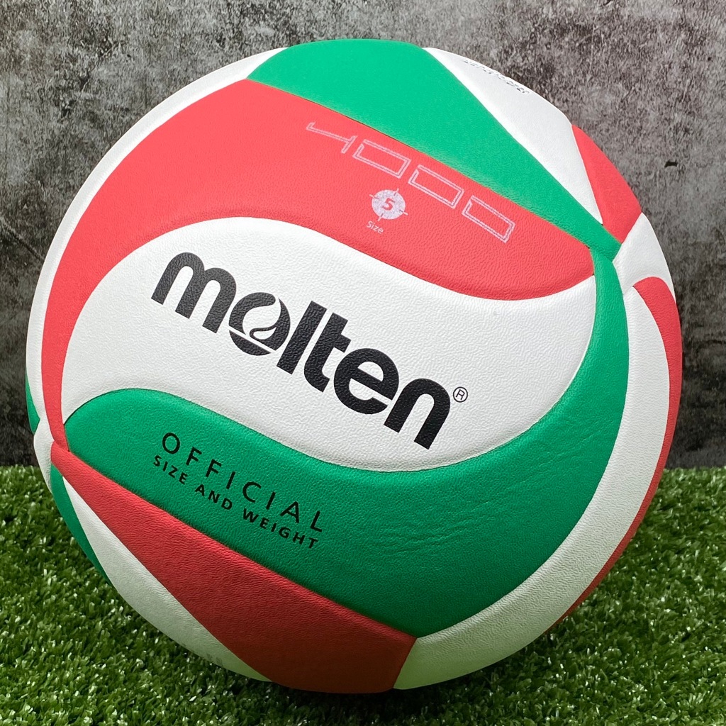 ของแท้ 💯% ลูกวอลเลย์บอล วอลเลย์บอลหนังนิ่ม molten รุ่น V5M4000 | Shopee ...
