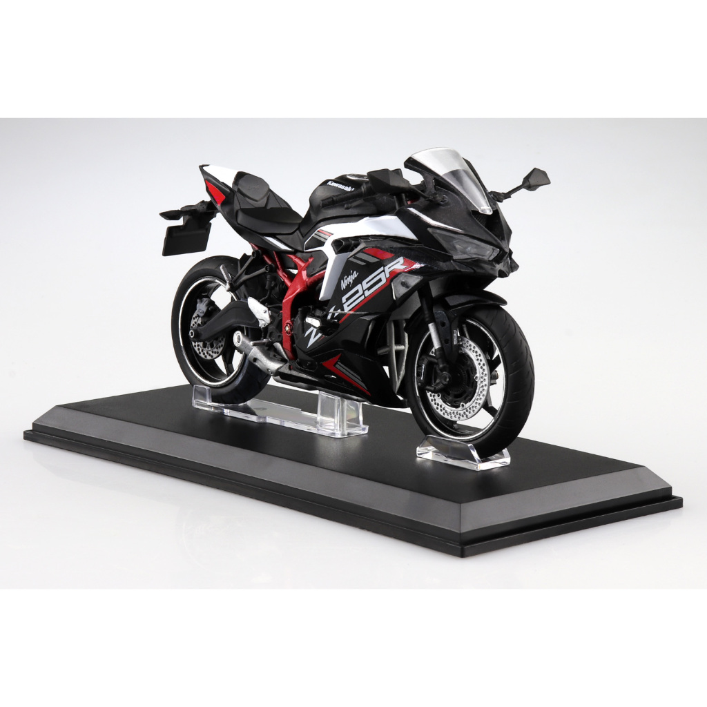 Aoshima Skynet โมเดลรถจักรยานยนต์ Kawasaki Ninja Zx-25R Metalic Spark Black × Pearl Flat ...