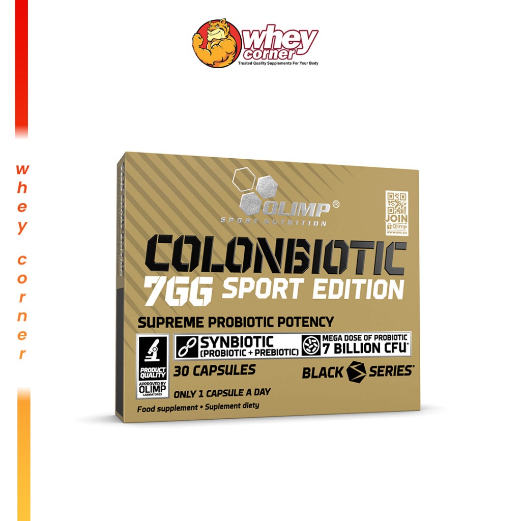 Olimp Colonbiotic 7GG Sport Edition 30 caps (Probiotic ชนิดแคปซูล) โพรไบโอติก พรีไบโอติก ไฟเบอร์ ...