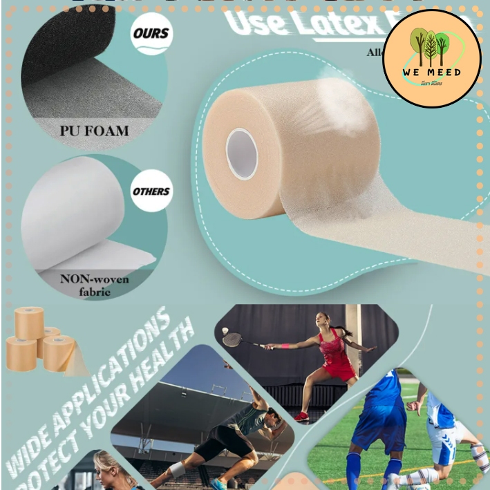 Underwrap เทปโฟม เทปยูรีเทนป้องกันผิว Pre-Taping Foam Underwrap ...