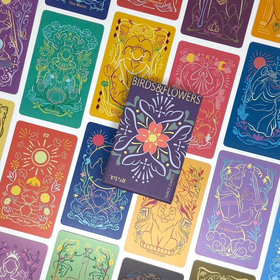 Birds & Flowers Tarot POCKET ไพ่ทาโรต์ ไพ่ทาโร่ ไพ่ทาโร่แท้ ไพ่ทาโร่ ...