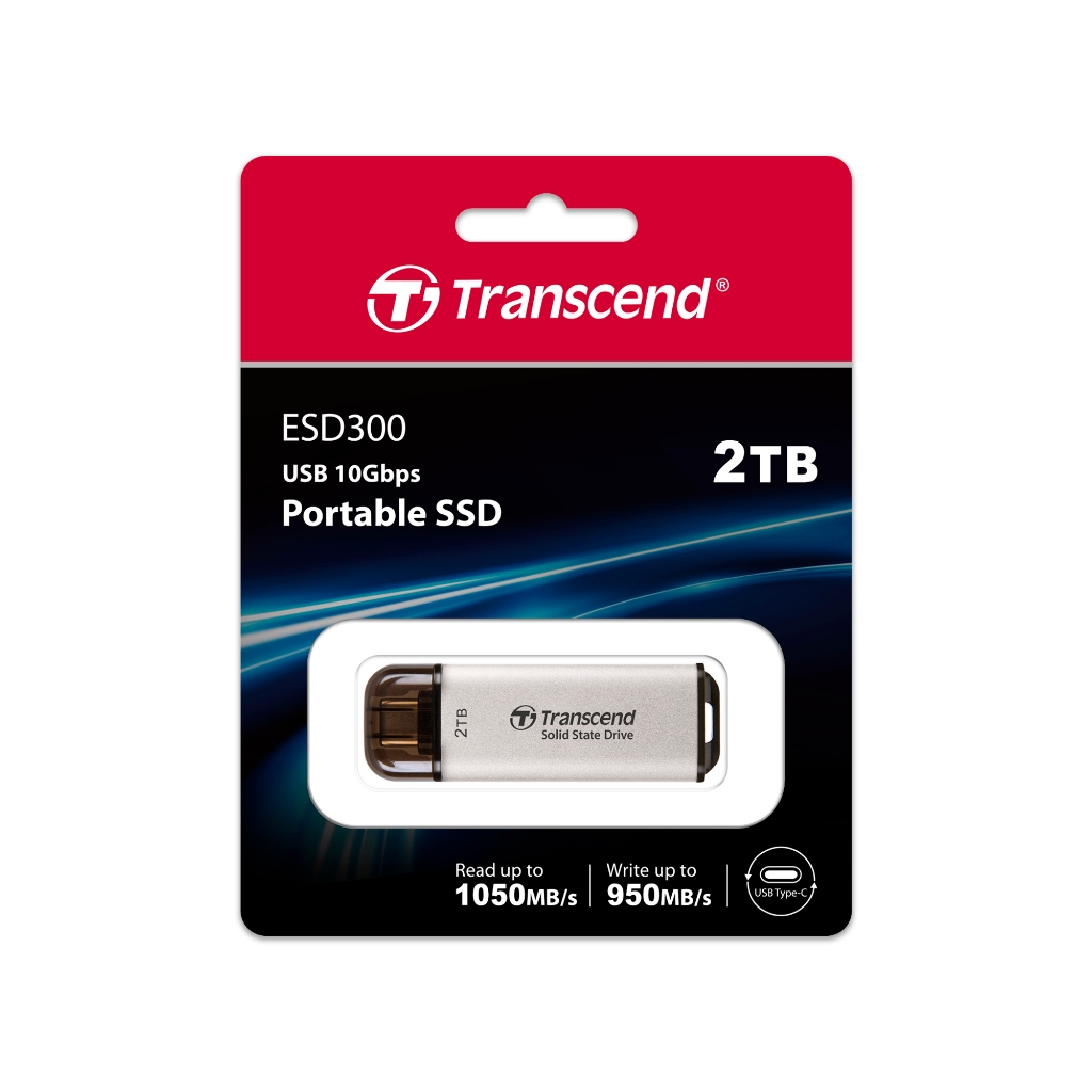 Transcend External SSD smallest 2TB : ESD300S : Type-C connectors : รับ ...