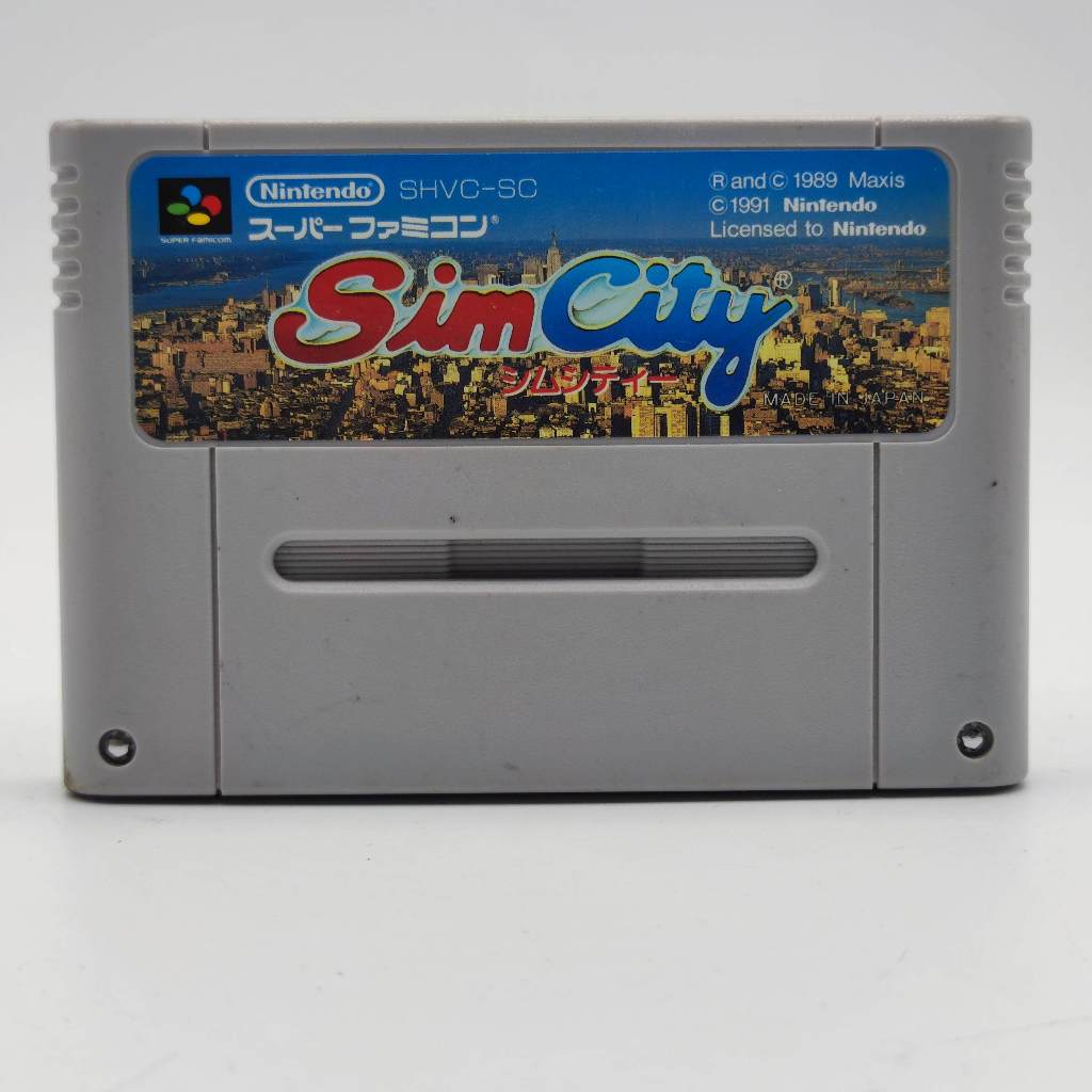SIM CITY ตลับแท้ เล่นได้ Super Famicom [SFC] | Shopee Thailand