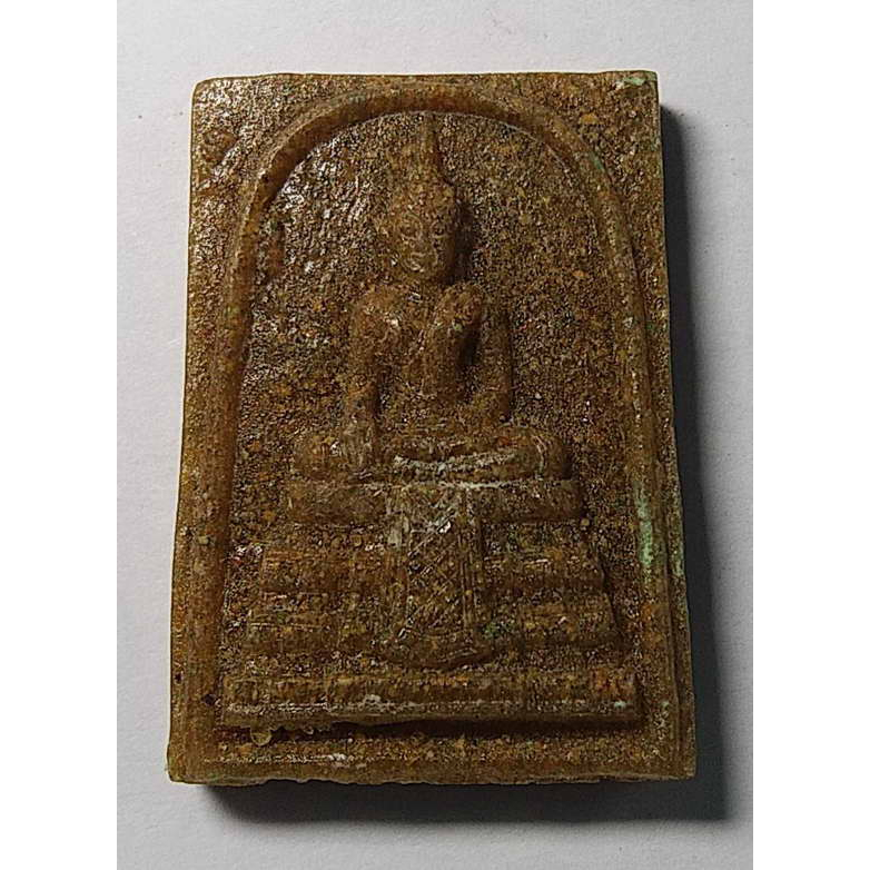 Antig 423/ 120 พระพุทธหลวงพ่อแดง วัดราชสิงขร เนื้อกระเบื้องหลังคาโบสถ์ | Shopee Thailand