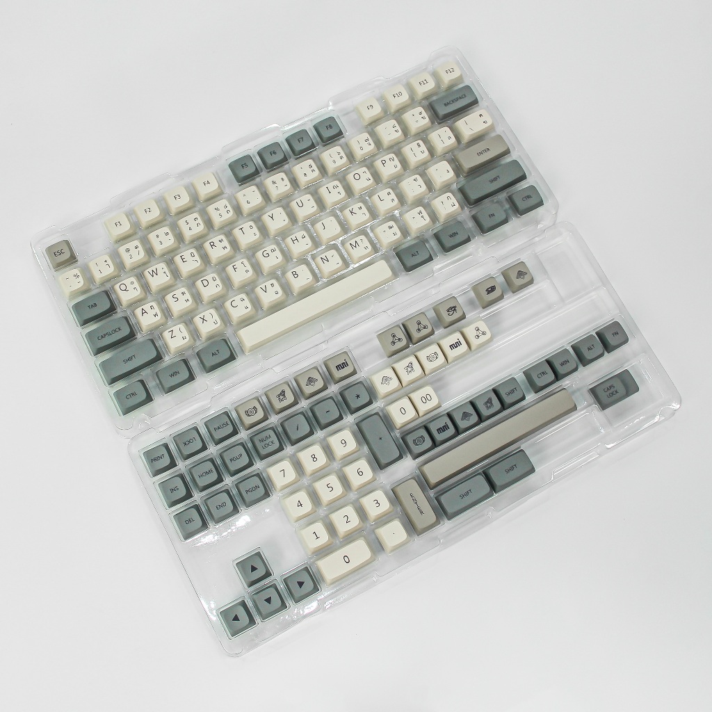 ZIFRIEND ปุ่มกดธีมการตรัสรู้ 133-Key XDA Profile PBT Key Cap สำหรับกลไก ...